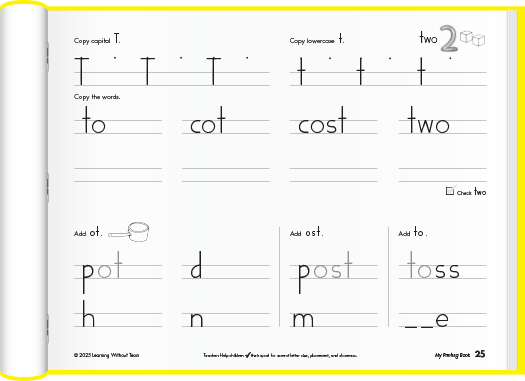 My Printing Book 2025 – Tools For Kids Inc.